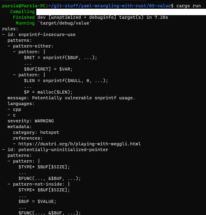 YAML Wrangling With Rust